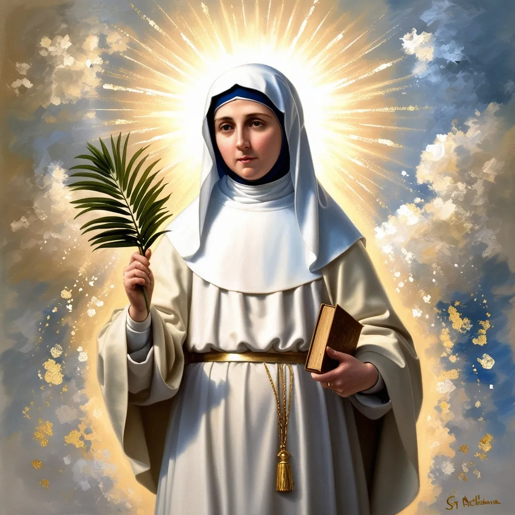 St. Adelina | Benedictine Abbess | Saintly Ways